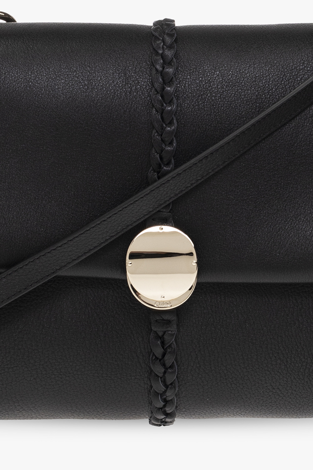Black Penelope Medium shoulder bag Chloe Vitkac Italy